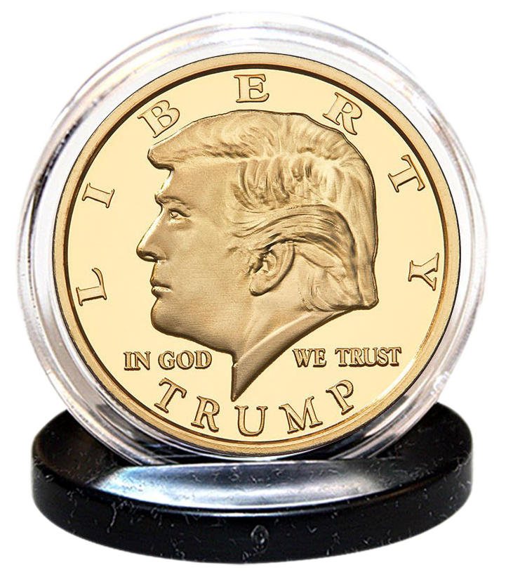 FREE "Donald Trump Liberty Proof" Golden Coin!